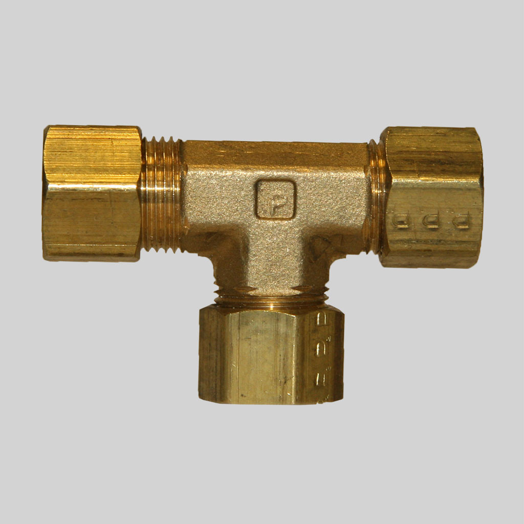 Schneider Compression Tee, 3/8 X 3/8 X 3/8 (C-336) - HVAC Parts | LONG ...