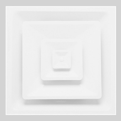 Krueger Square Face, 4-Cone Ceiling Diffuser (1400) - Diffusers | LONG PartsPros