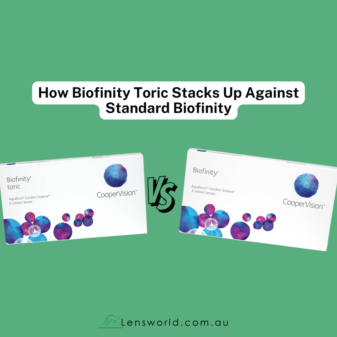 Biofinity Toric vs Biofinity: What's the Difference? - Lensworld.com.au
