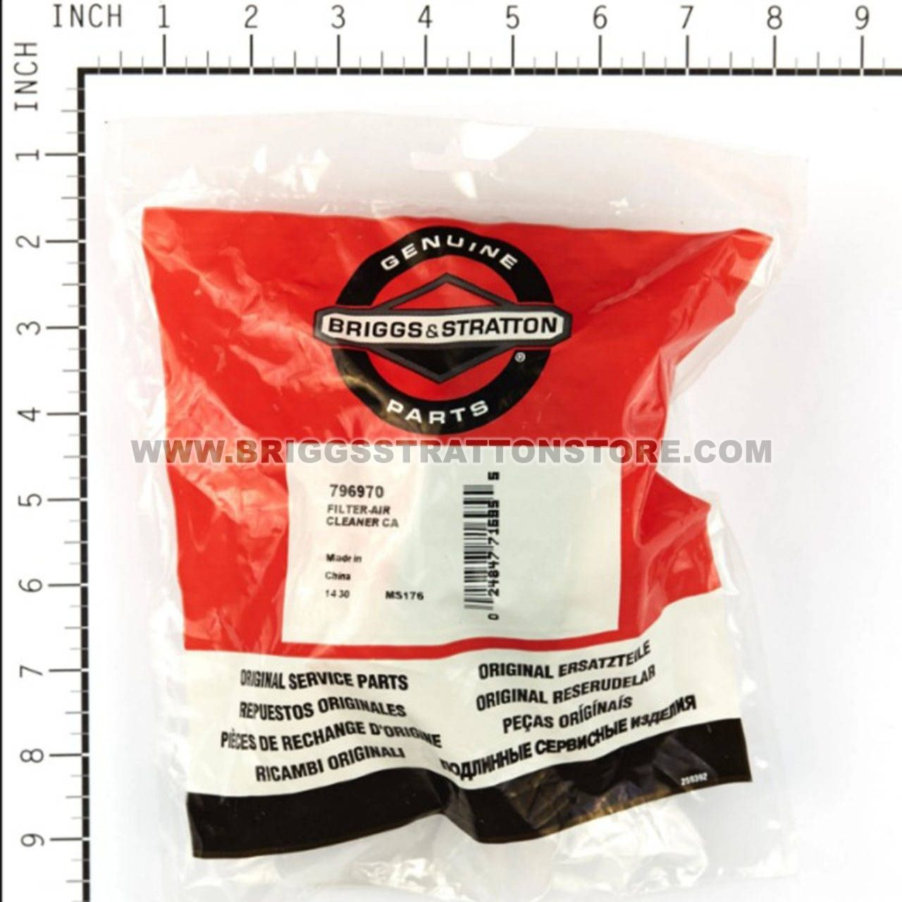 Briggs and Stratton Filter-Air Cleaner Ca 796970 - Genuine Part