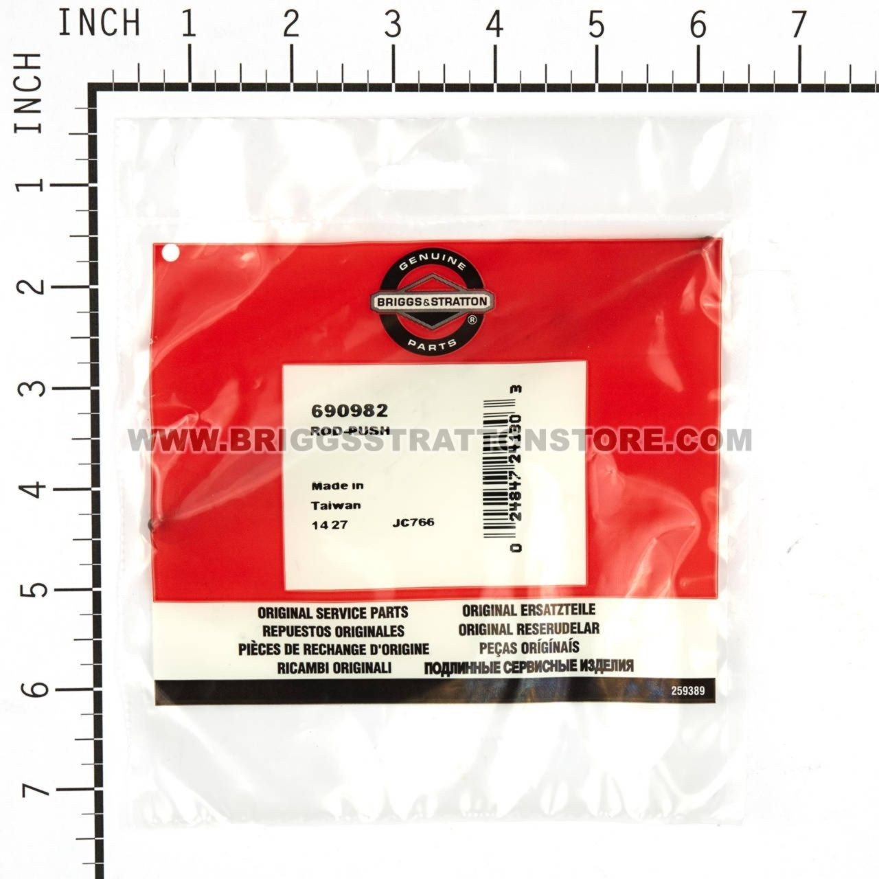 690982 Briggs and Stratton Rod-Push OEM