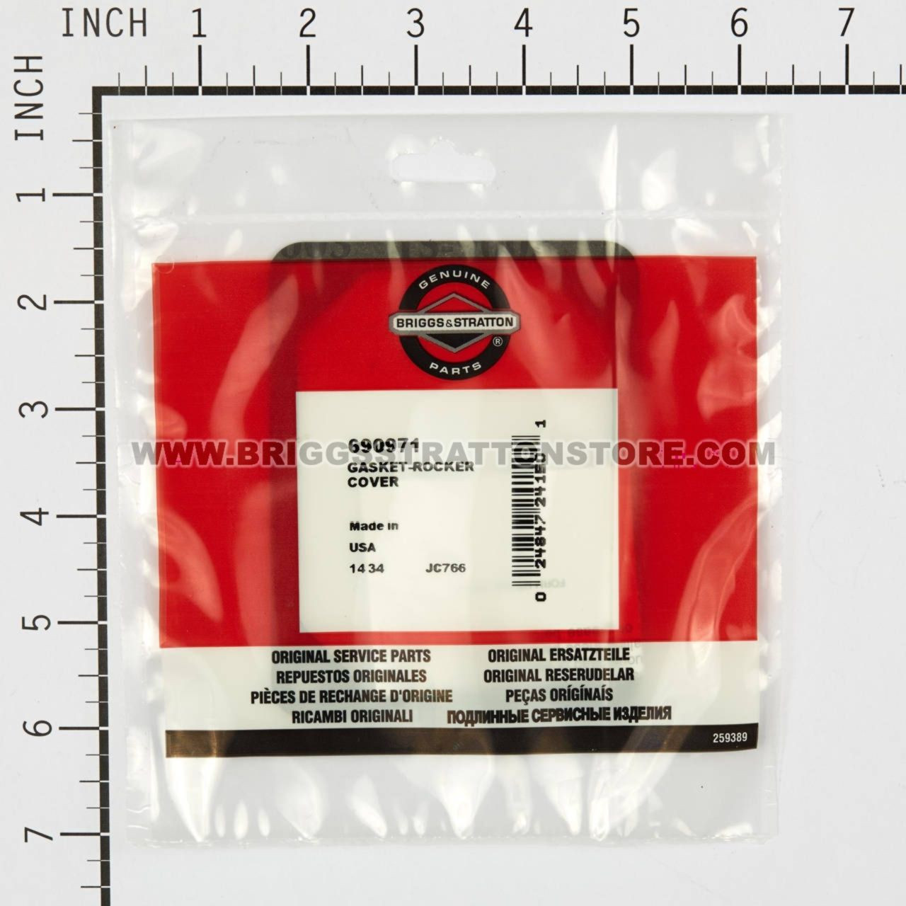 Briggs and Stratton Gasket-Rocker Cover 690971 - Genuine Part