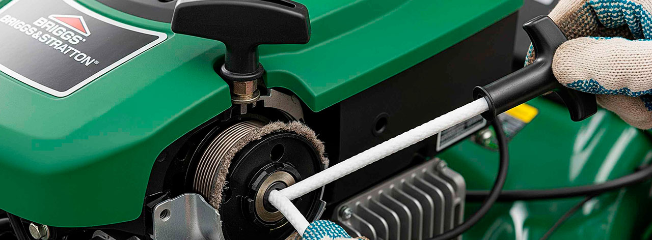 Replacing the Pull Cord on a Briggs and Stratton Lawn Mower: How To Do ...