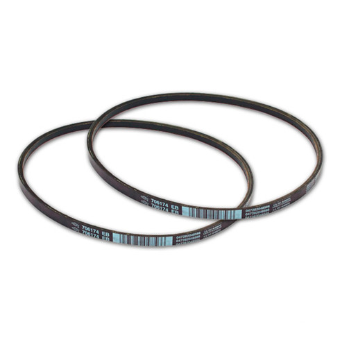 706174 Auger Belt Briggs and Stratton Pack 2 - Genuine OEM Part