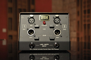 Hum Audio RP-2 remote controlled dual channel Mic Preamp