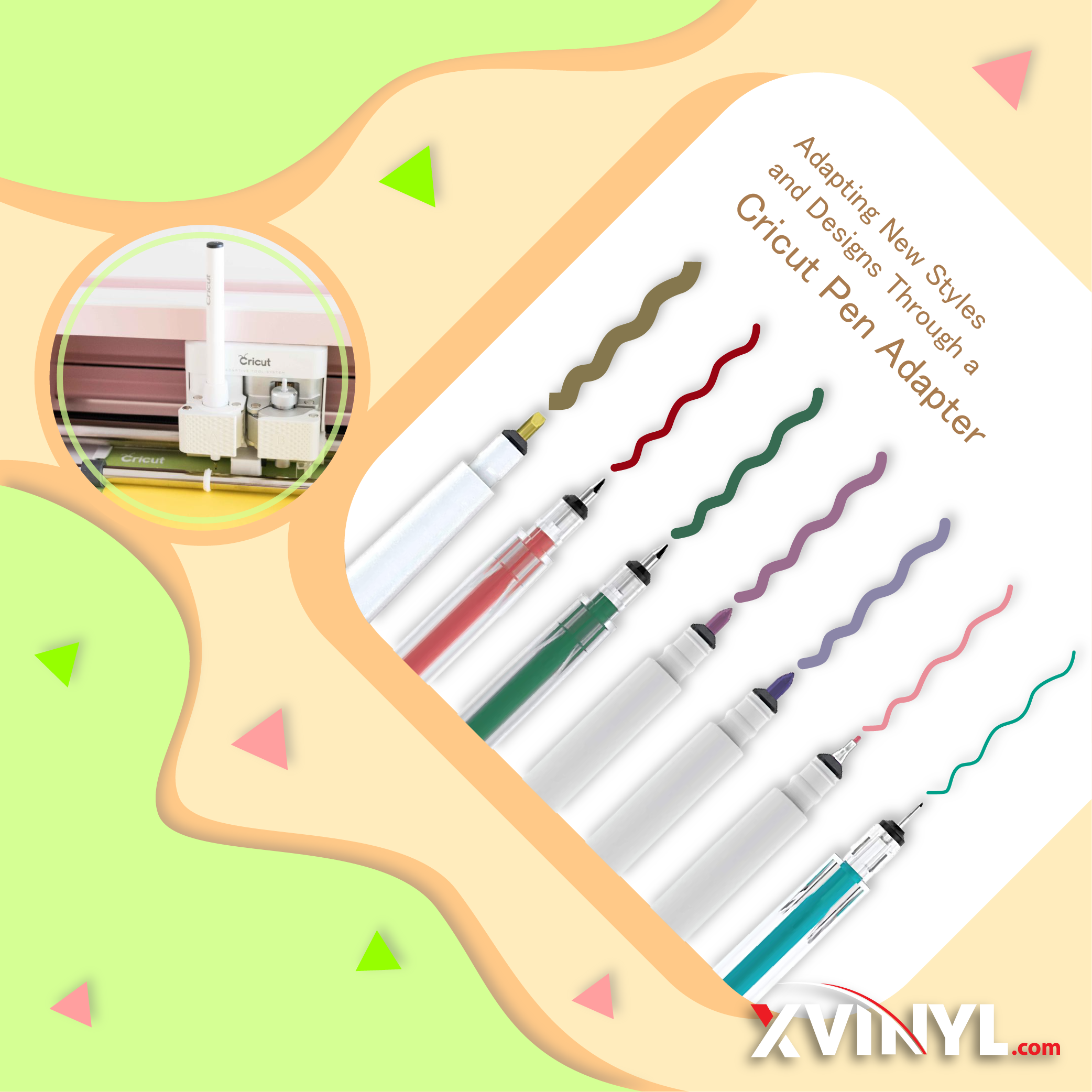 ADAPTING NEW STYLES AND DESIGNS THROUGH A CRICUT PEN ADAPTER - XVinyl