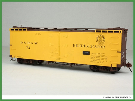 On30 D&RGW 30' Reefer Kit - San Juan Car Company