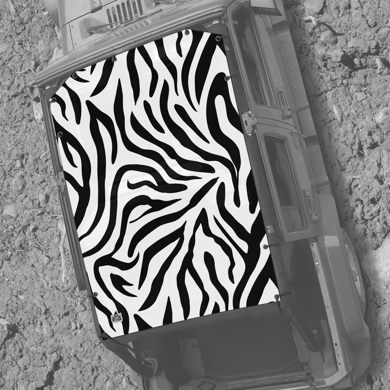 Zebra Stripes - JK 4 Door Sunshade | 4x4 Attitude