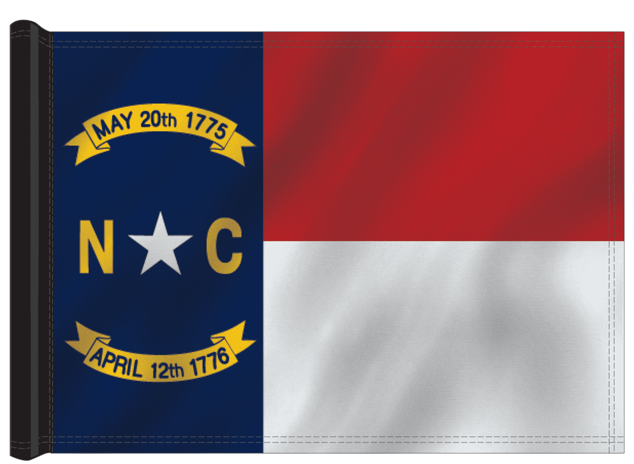 North Carolina State 4x4 Attitude Trail Flag | 4x4 Attitude