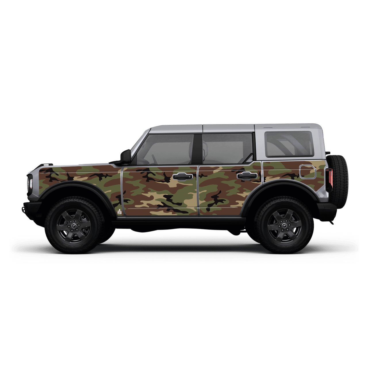Woodland Camo Action Shield™ Body Armor - Ford Bronco 4 Door | 4x4Attitude