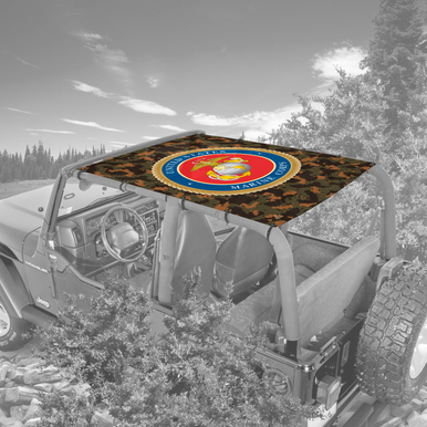 US Marines Camo - TJ Sunshade | 4x4 Attitude