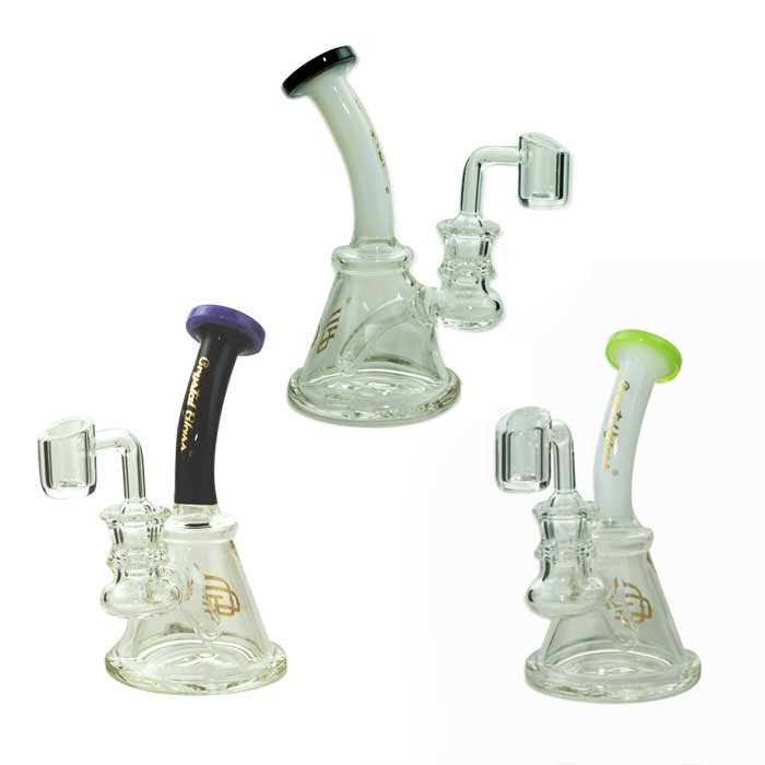 Mini Beaker Crystal Glass Oil Rig