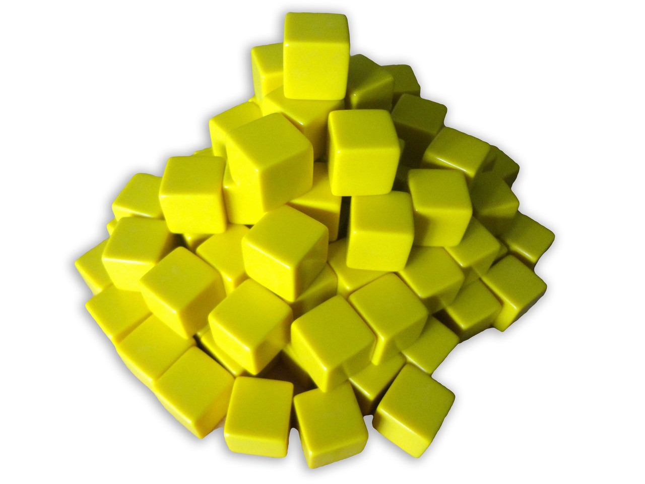 16mm Blank Yellow Dice - Hobby Monsters