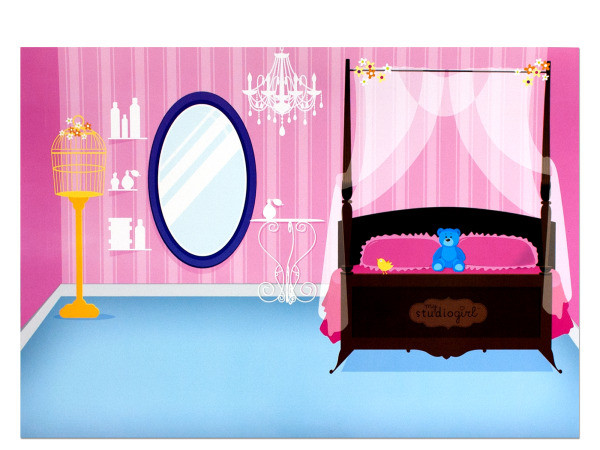 My Studio Girl Sticker Scene Sheets Set (pack of 25) - Hobby Monsters