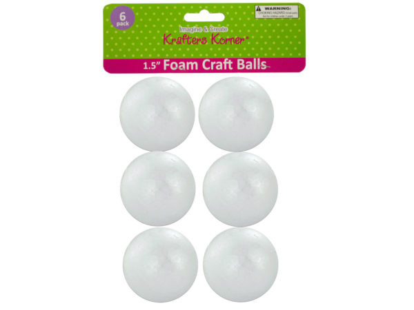 Medium Foam Craft Balls (pack of 24) - Hobby Monsters