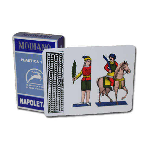 100% PLASTIC Deck of Napoletane Italian Regional Cards - Hobby Monsters