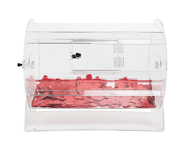 Large Acrylic Raffle Drum - Hobby Monsters