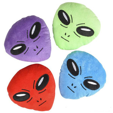 Bulk Plush Alien Head Novelty Figures (Pack of 288) - Hobby Monsters