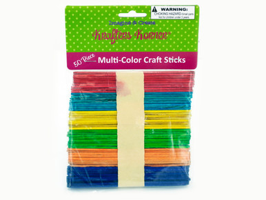 Multi-Color Craft Sticks (pack of 25) - Hobby Monsters