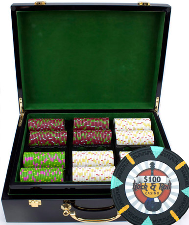 500Ct Claysmith Gaming 'Rock & Roll' Chip Set in Hi Gloss - Hobby Monsters