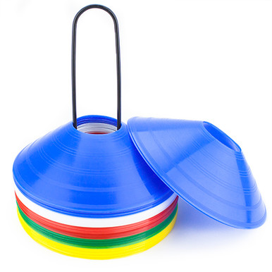 50 Pack of Multi-Colored Cones with Metal Carrier - 2" tall - Hobby ...