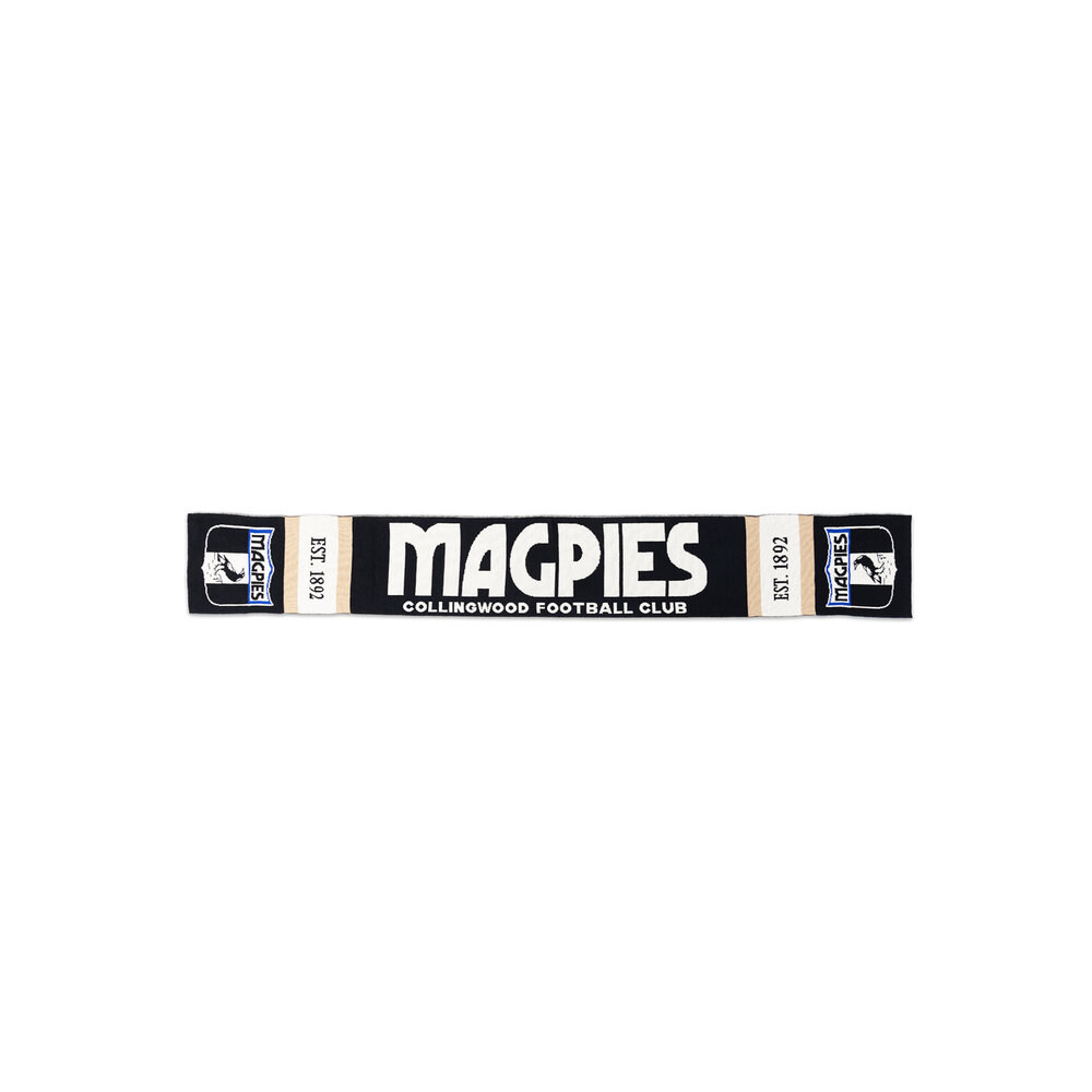 Collingwood Merino Wool Throwback Scarf | Magpies Shop