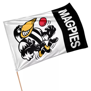 Collingwood Retro Game Day Flag - Collingwood Club Shop