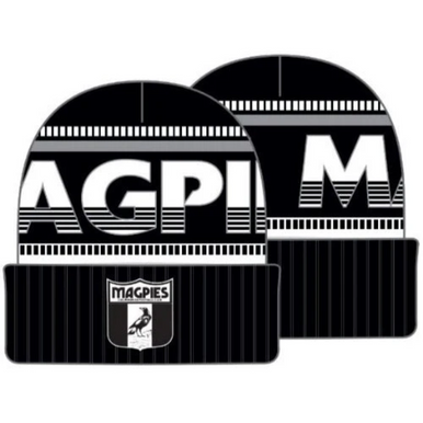 Collingwood Merino Wool Retro Beanie - Collingwood Club Shop