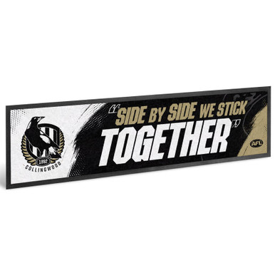 Collingwood Slogan Bar Runner | Official AFL Merchandise