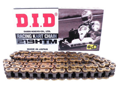 DID #219 Standard HTM Chain 114 Link Box DID219STD114 - Karting Supply
