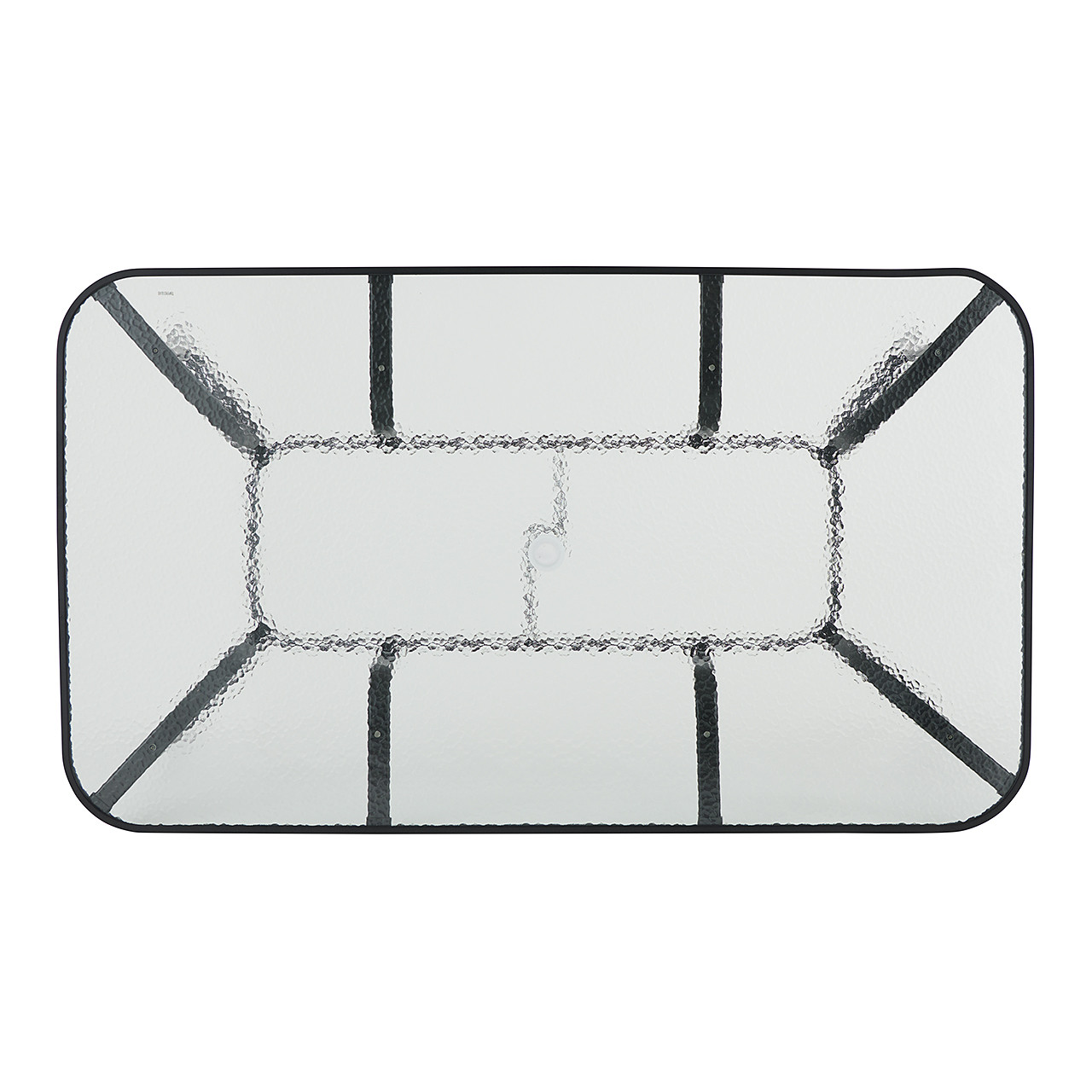 Malibu Aluminum 72 x 42 in. Glass Top Dining Table - Chair King ...