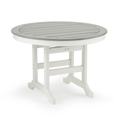 Farmhouse Polymer 45 in. D Dining Table