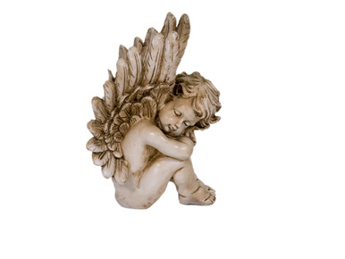 Resin Resting Angel Statue