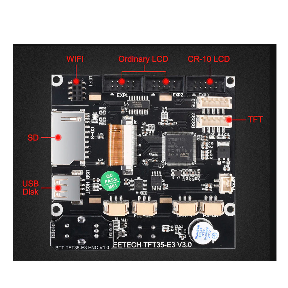 BIGTREETECH TFT35 E3 V3.0 LCD Touch Screen | Spool3D Canada