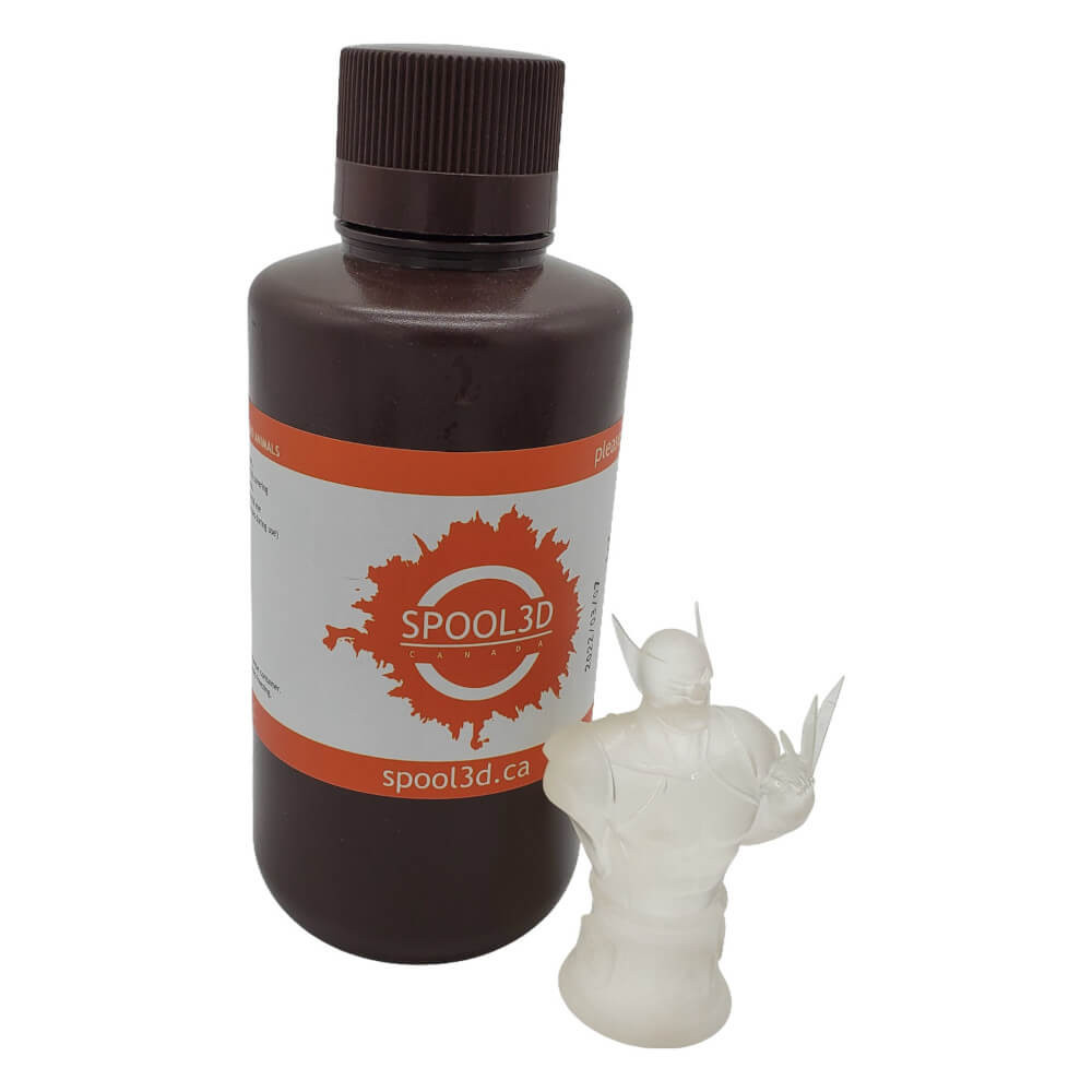 Spool3D High Transparency 3D Printer Resin | Spool3D Canada