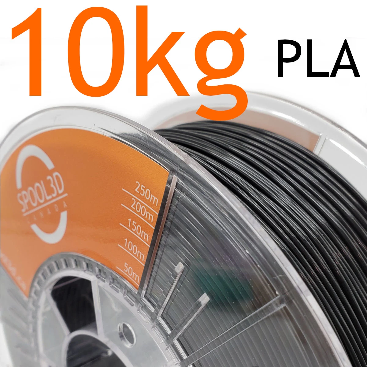 PLA - 10kg Size - 1.75mm 3D Printer Filament | Spool3D Canada
