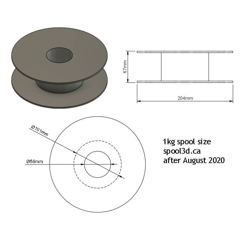 PETG - Translucent Colours - 1.75mm 3D Printer Filament | Spool3D Canada