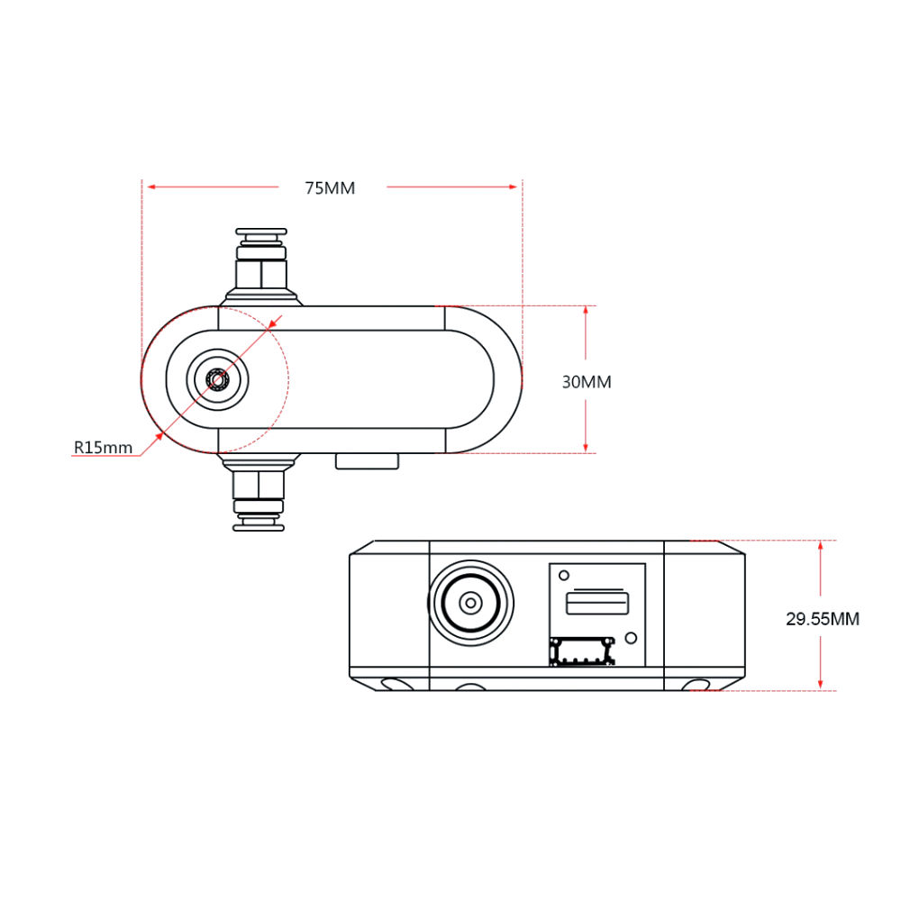 BIGTREETECH Smart Filament Sensor Break Detection Module BTT SFS V1.0 Monitor | Spool3D Canada