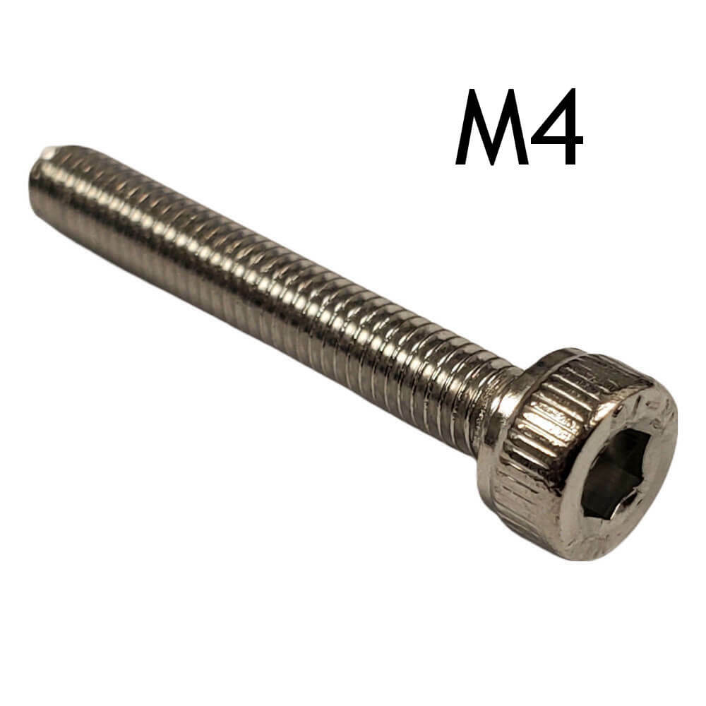 M4 Socket Head Cap Screw - DIN912 - Stainless Steel | Spool3D Canada