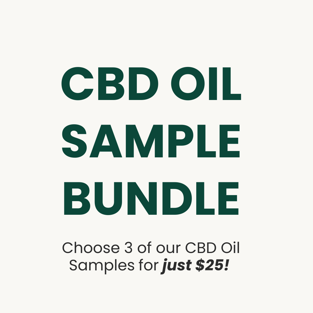 CBD Oil Sample Bundle – Choose 3 Trial-Size Oils | Humble Collective