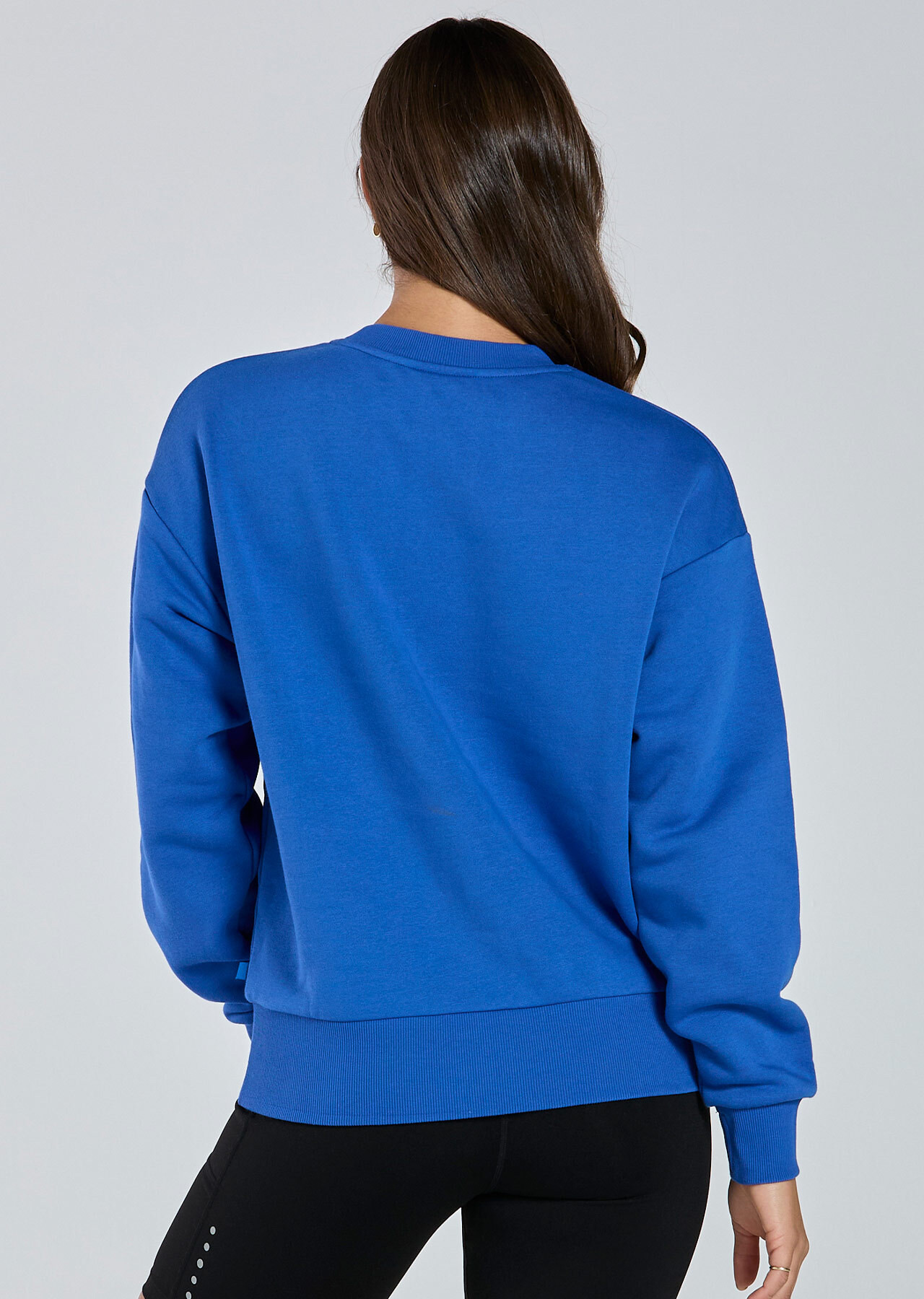 EVERYDAY ESSENTIAL CREW SWEATER - BOLT BLUE