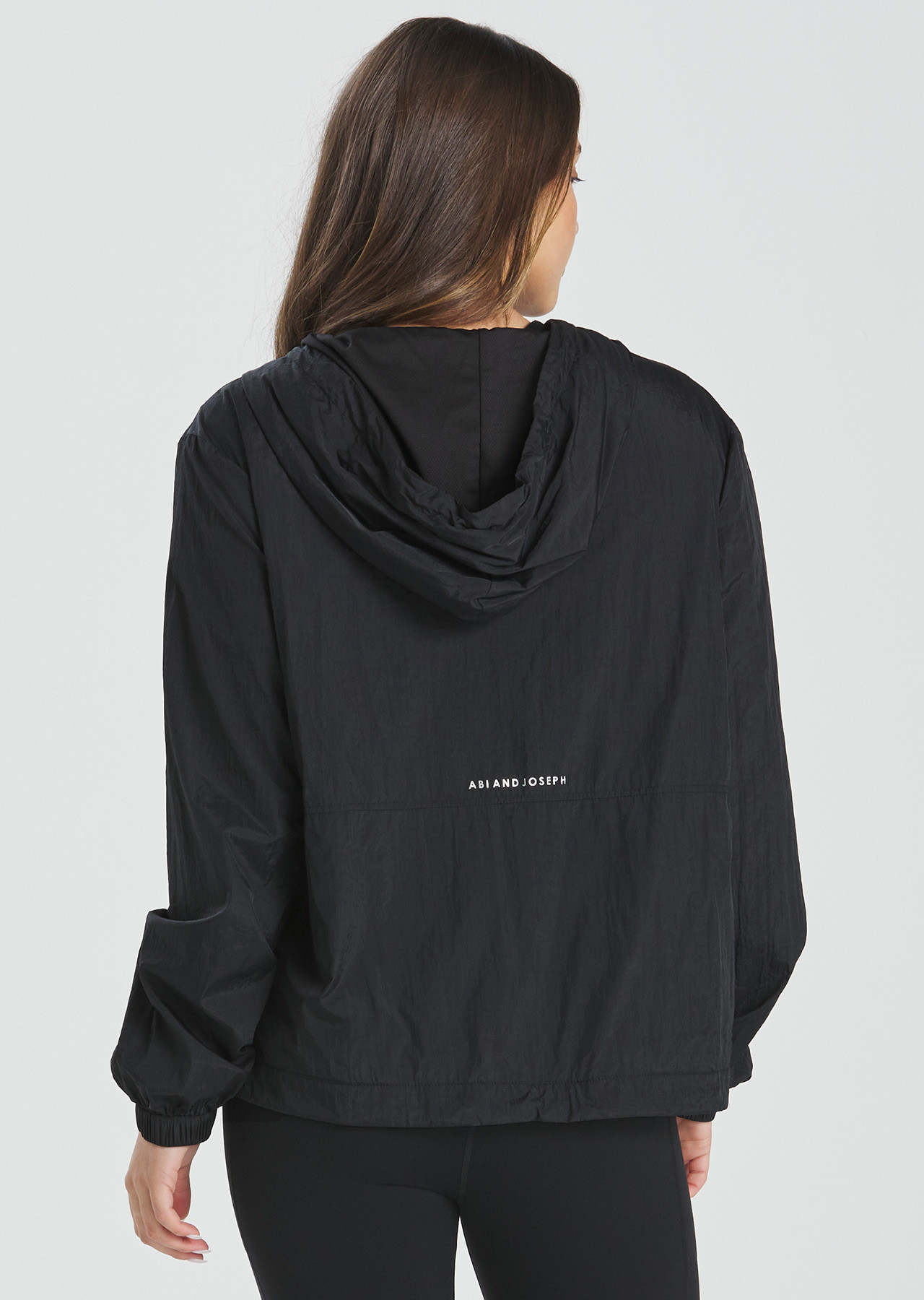Intercept Half Zip Spray Jacket - Black | abi & joseph AU