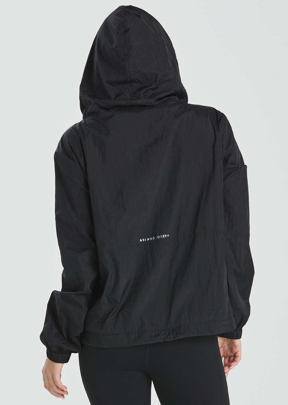 Intercept Half Zip Spray Jacket - Black | abi & joseph AU