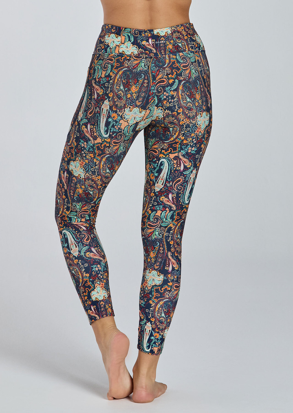 PRETTY PAISLEY DUAL POCKET ANKLE BITER LEGGING | abi & joseph