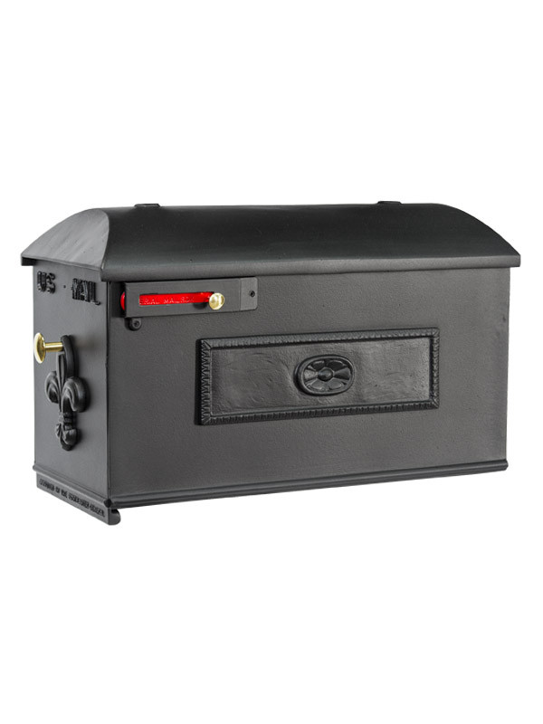 Large Decorative Rosetta & Fleur Di Lis Estate Mailbox - Imperial ...