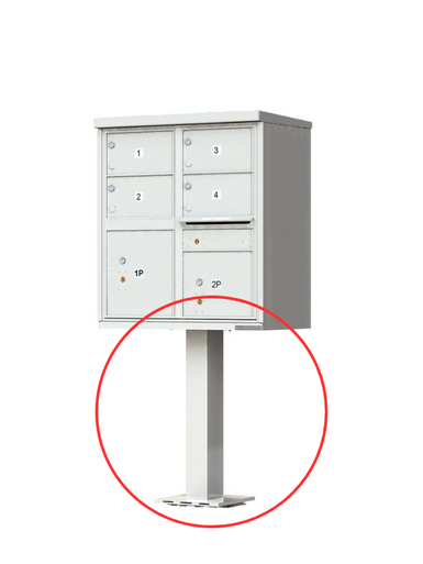 Regular Tall Pedestal by Florence - Imperial Mailbox Systems