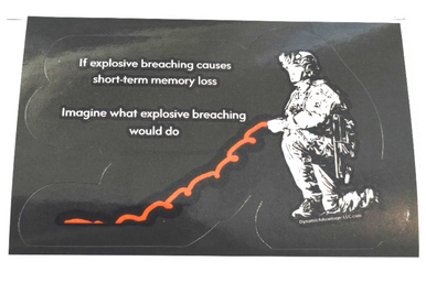 Explosive Breaching Sticker