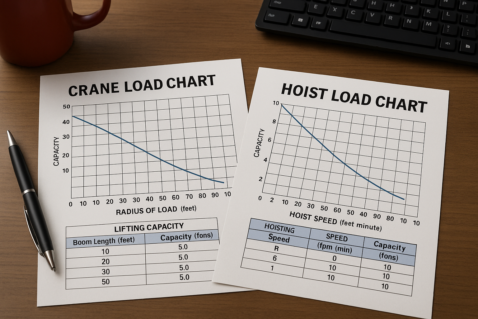 Understanding Crane and Hoist Load Charts and How to Read and Interpret ...