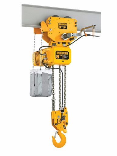 NERP Electric Chain Hoist with Push Trolley 15' Lift-Capacity 10 Tons ...