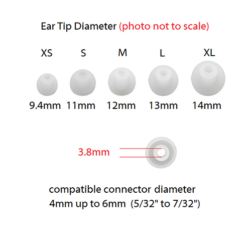 Bowers and Wilkins extra small replacement earbud tips
